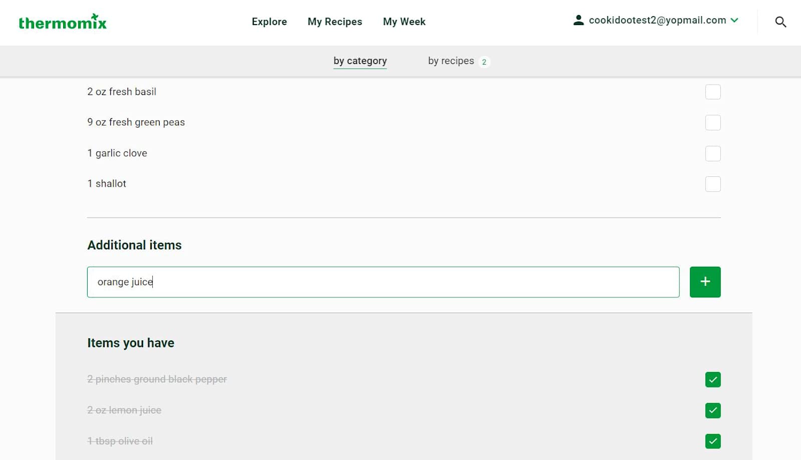 Online ingredient ordering with Cookidoo® – Cookidoo™ – 美善品®电子食谱平台