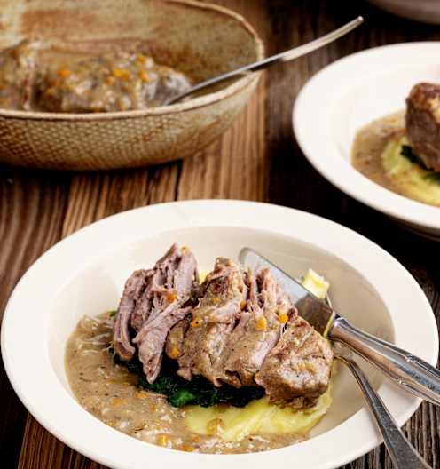 Sous-vide Beef Cheeks, Mashed Potatoes and Spinach - Cookidoo™– the ...