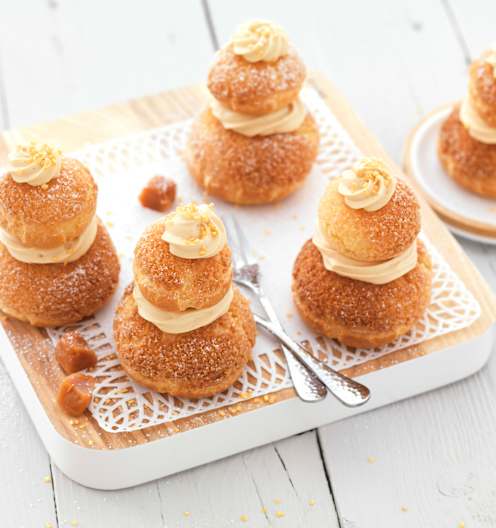 Religieuse craquelin caramel au beurre salé - Cookidoo™– the official ...