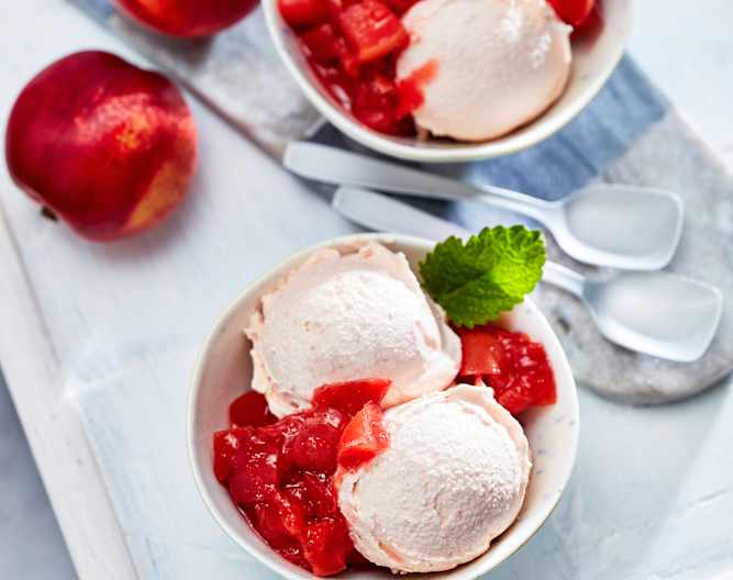 Înghețată de nectarine și soc - Cookidoo™– the official Thermomix ...