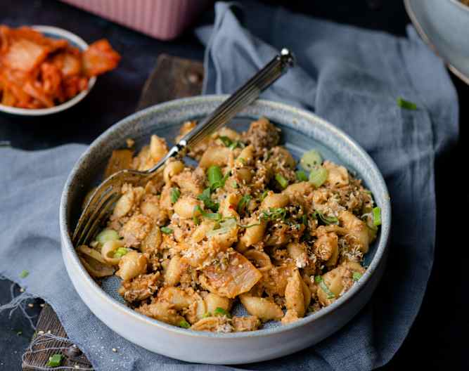 Pipe rigate au kimchi et au fromage - Cookidoo™– the official Thermomix ...