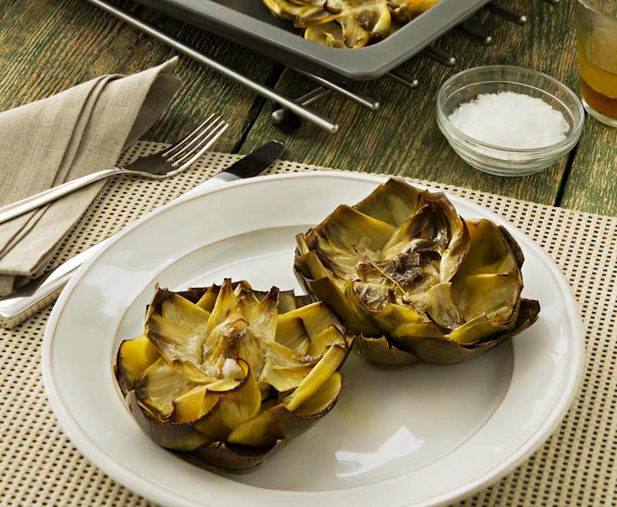 alcachofa asada