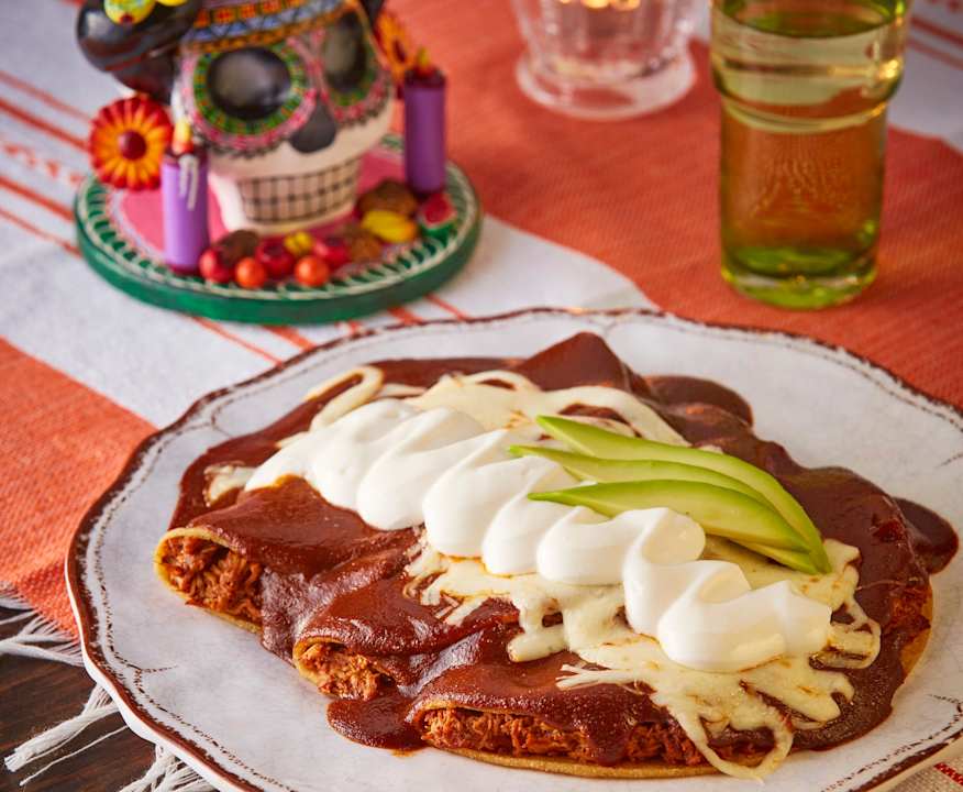 enchiladas mole